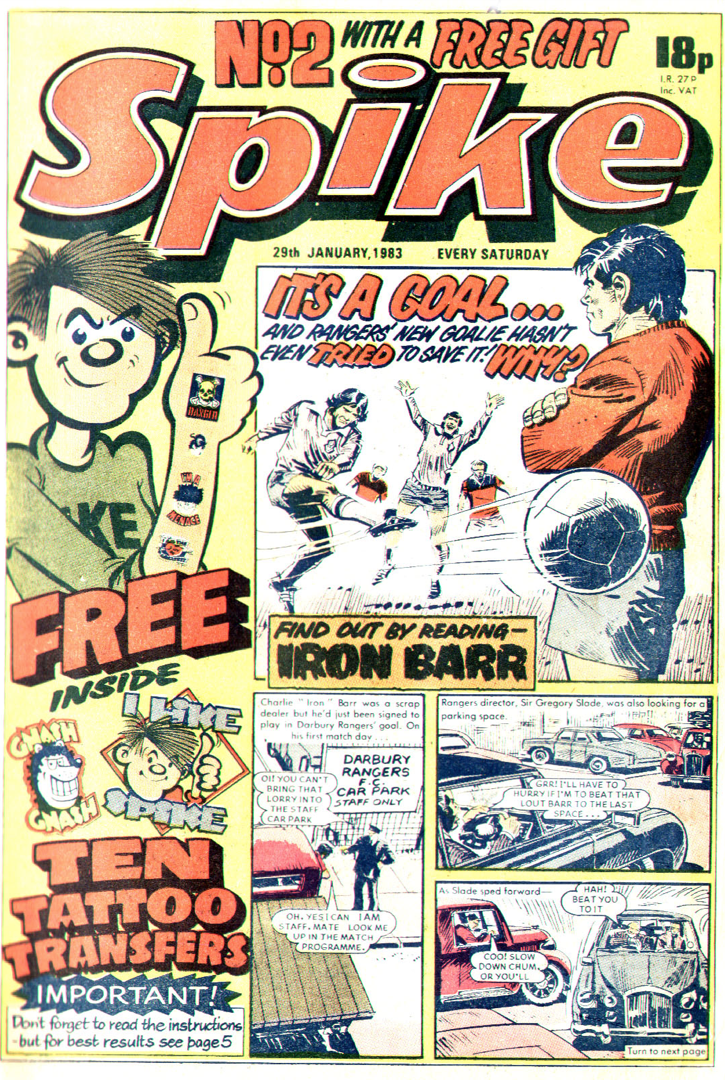Wacky Comics!: January 1983 - Spike is Launched