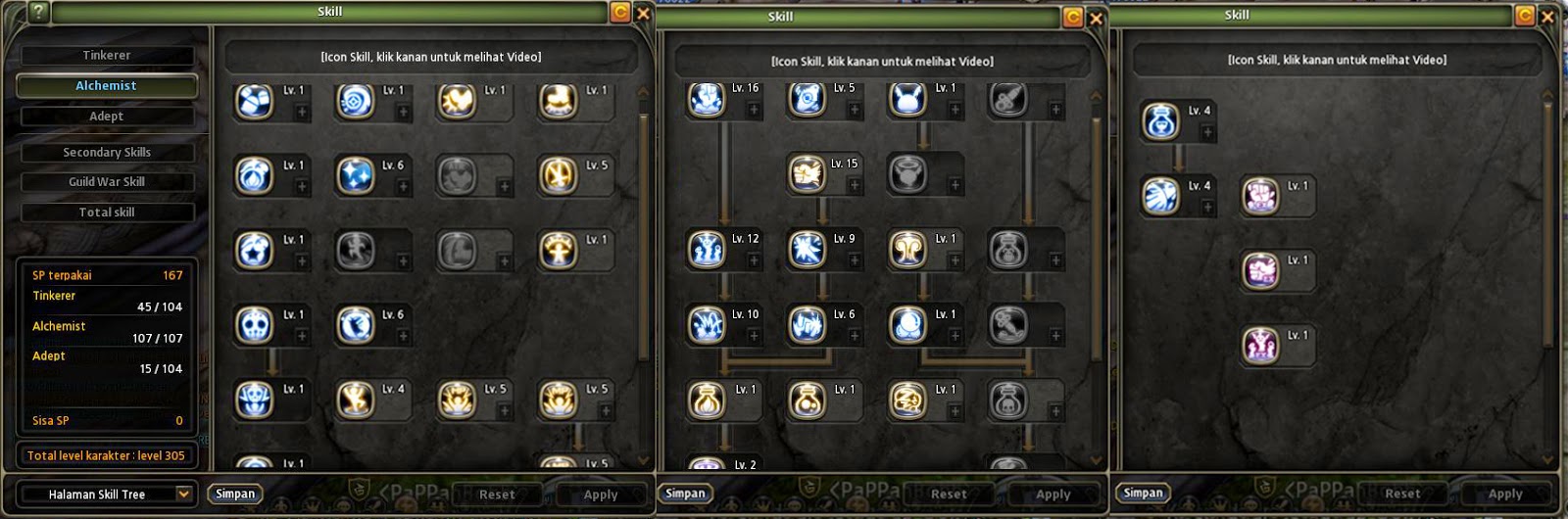 Hudi Net: Skill Build ADEPT Lv 60 dragon nest indonesia