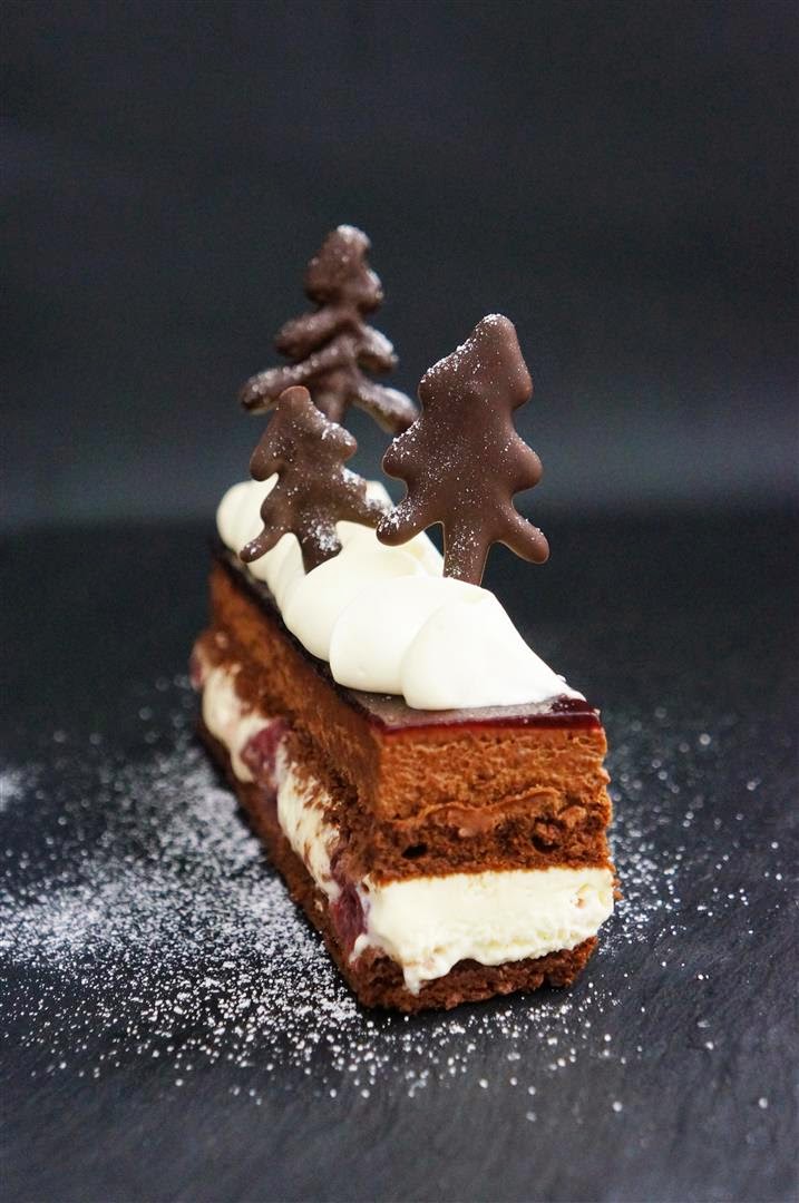 Flourless Black Forest Entremet | Cakelets & Doilies