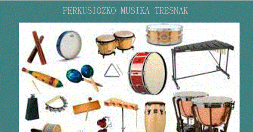 Perkusiozko musika-tresnak. Jarduera interaktiboak. | MUSIKARMA