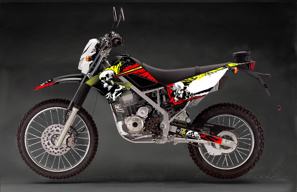 GRAPHIC KIT FOR KLX 150 - Sikspak 2 ~ TRIPLE-X