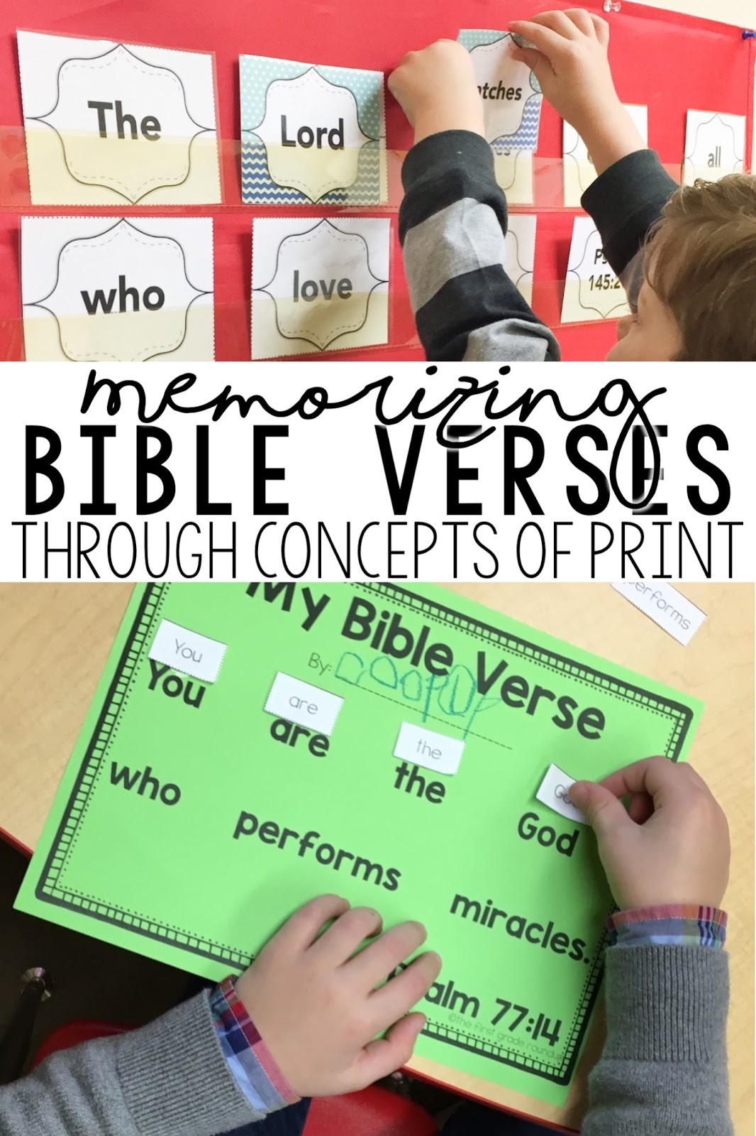 4 fun Bible Verse memory games for Preschool and Kindergarten - The ...