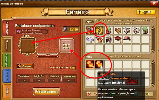 Br ddtank 2: Como fortalecer a arma no DDtank II