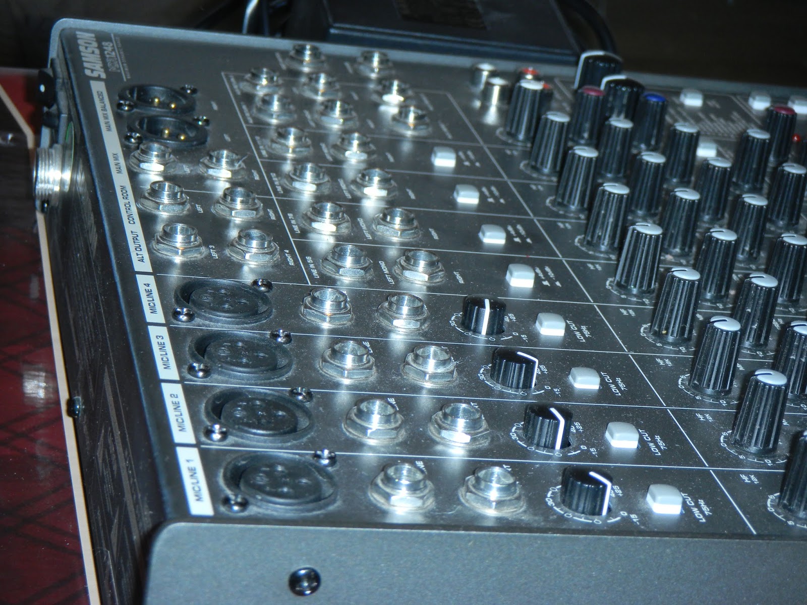 Infrequent Sound [sex.tex] technology: Samson MDR 1248 Mixing Consoles