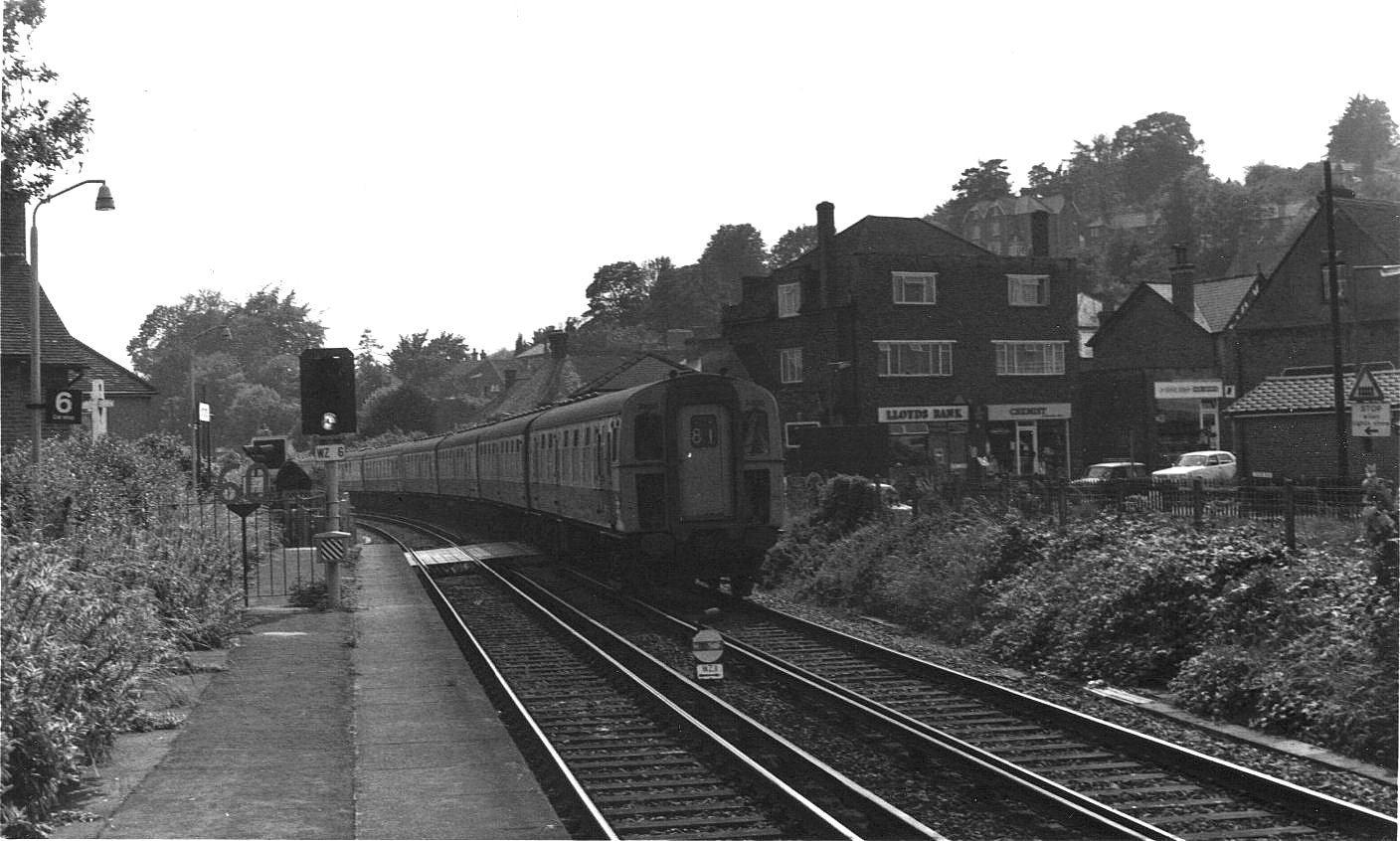 the rail thing: Farncombe 1977