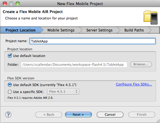 Flex And Actionscript Development Tips Flash Builder 45 Mobile Application For Acer Iconia
