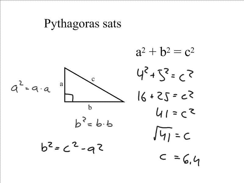 Matte 9: Pythagoras sats