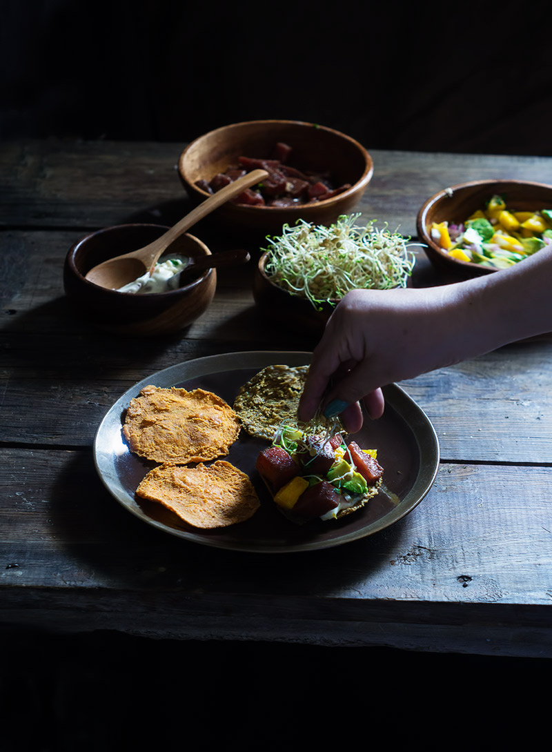 Tostadas de atún | RÚSTICA