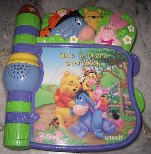 JuaiMurah: Vtech Pooh N Friends Slide N Learn Book