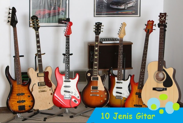 10 Jenis Gitar - Siddix