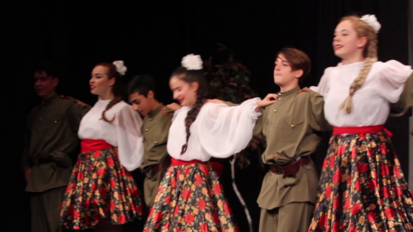 Katyusha", is a 1938 Russian song (melody: Matvei Blanter; lyrics ...