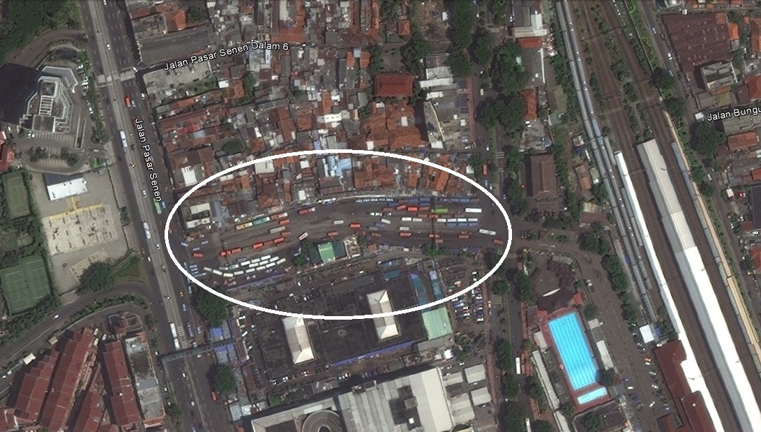 INFO JAKARTA: TERMINAL BIS DAN ANGKUTAN KOTA SENEN, JAKARTA