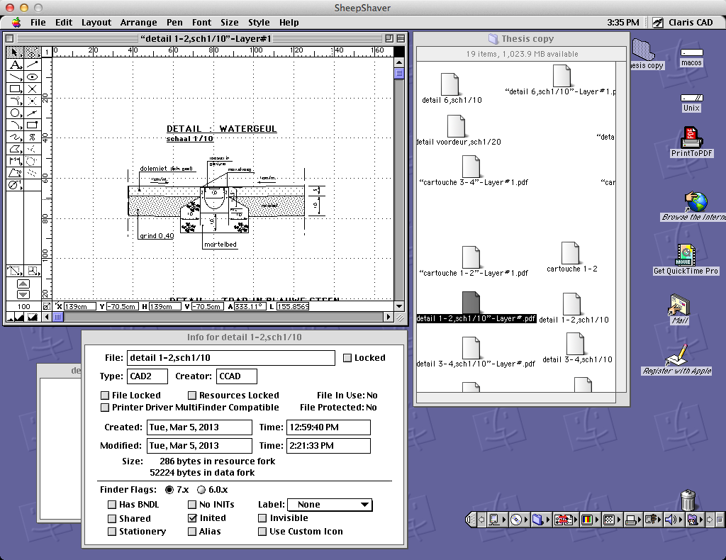 Digital Archeology - recovering old ClarisCAD files