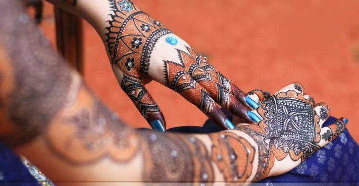Latest Glitter and Stone Mehndi Designs | Style & Fashion Corner