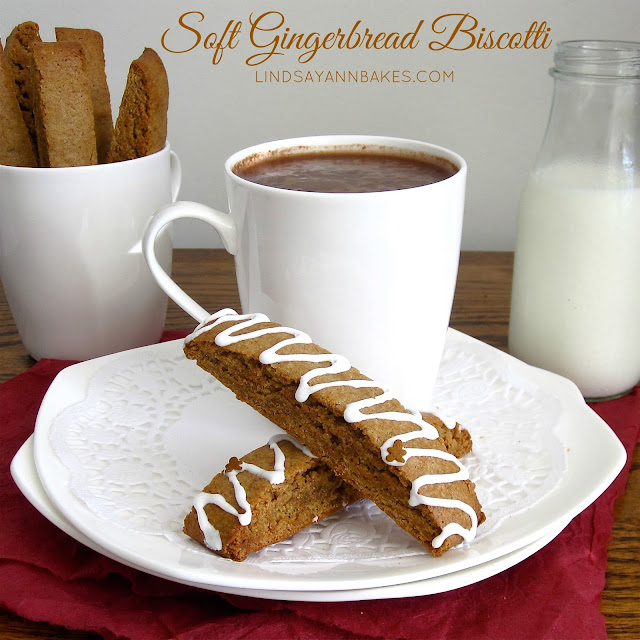 Soft Gingerbread Biscotti - The Lindsay Ann