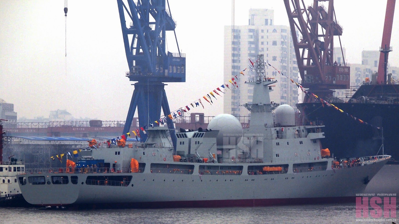 China Defense Blog: Third Dongdiao class AGI Electronic Reconnaissance ...