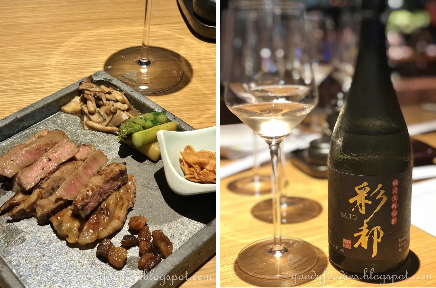 GoodyFoodies: Sake Pairing Dinner: SAITO x Tatsu, InterContinental ...
