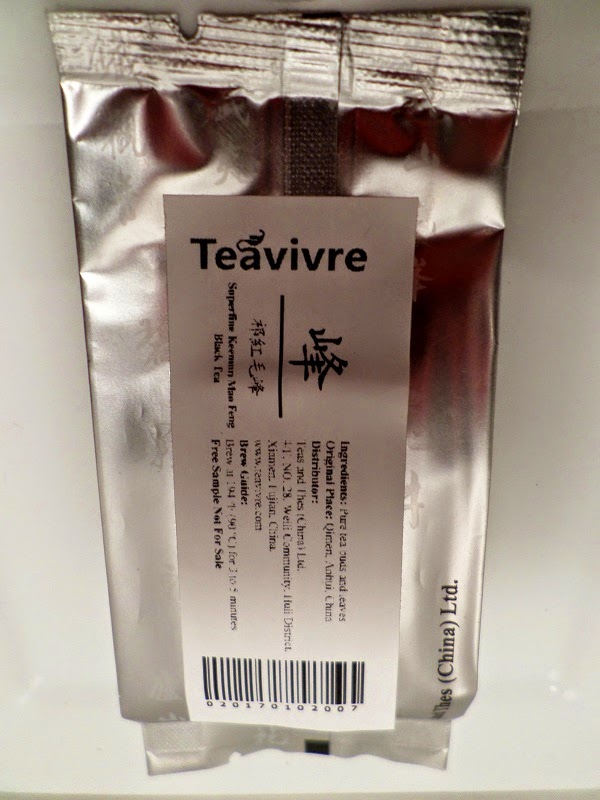 The Everyday Tea Blog: Teavivre, Superfine Keemun Mao Feng Black Tea