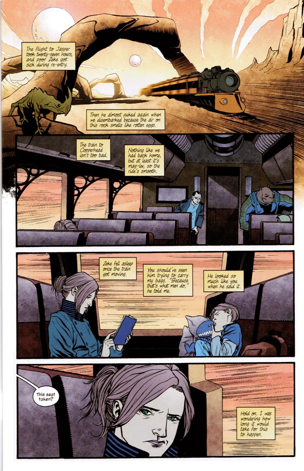 UW Comics Theory Class Blog: Copperhead #1: Layout, Style, and Colour ...