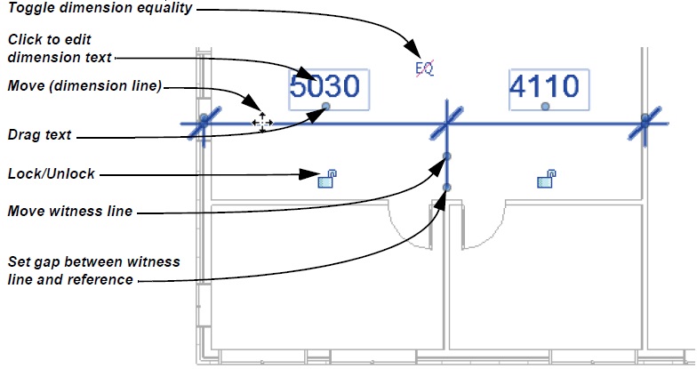 Revit Architecture 2013 Essential: Dimension - Annotation