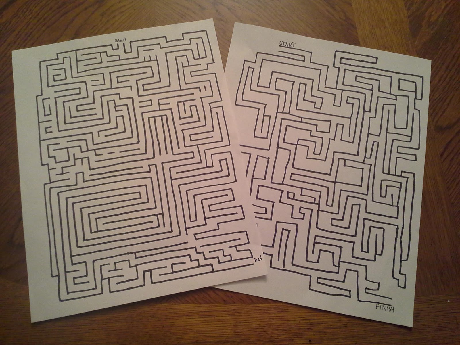 Homeschool Distractions: Mazes