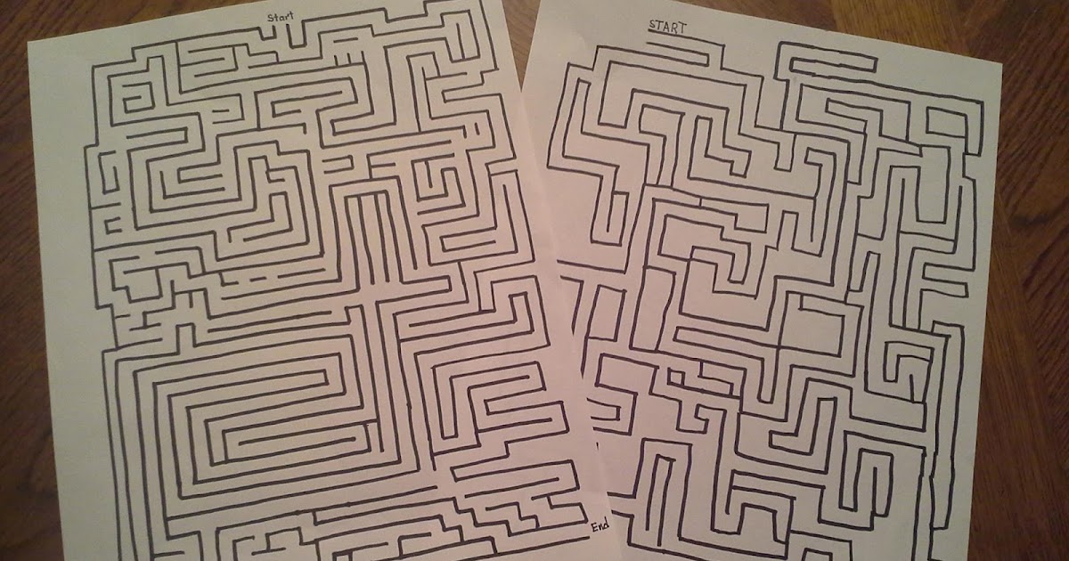 Homeschool Distractions: Mazes