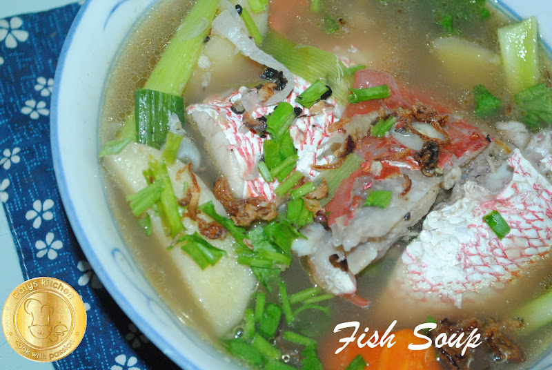 PATYSKITCHEN: RED SNAPPER FISH HEAD SOUP