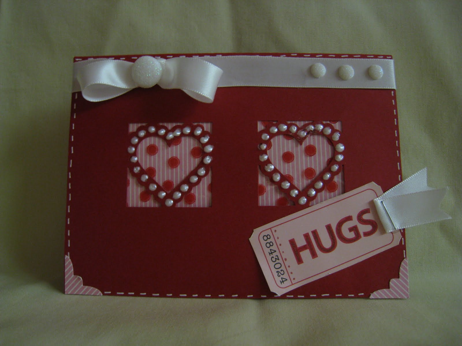 Just Mousin' Around: Valentine card with cello bag