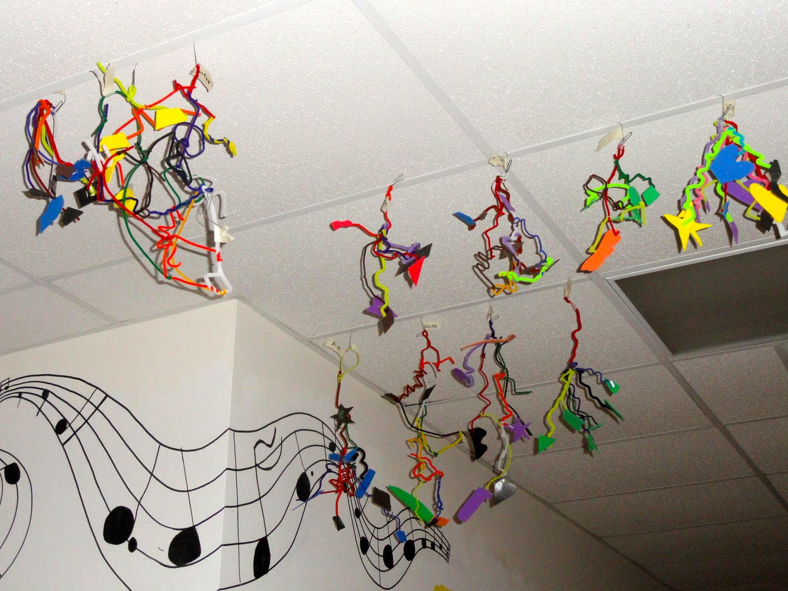 Art- It's Made To Be Seen: Second Grade- Shape Mobiles