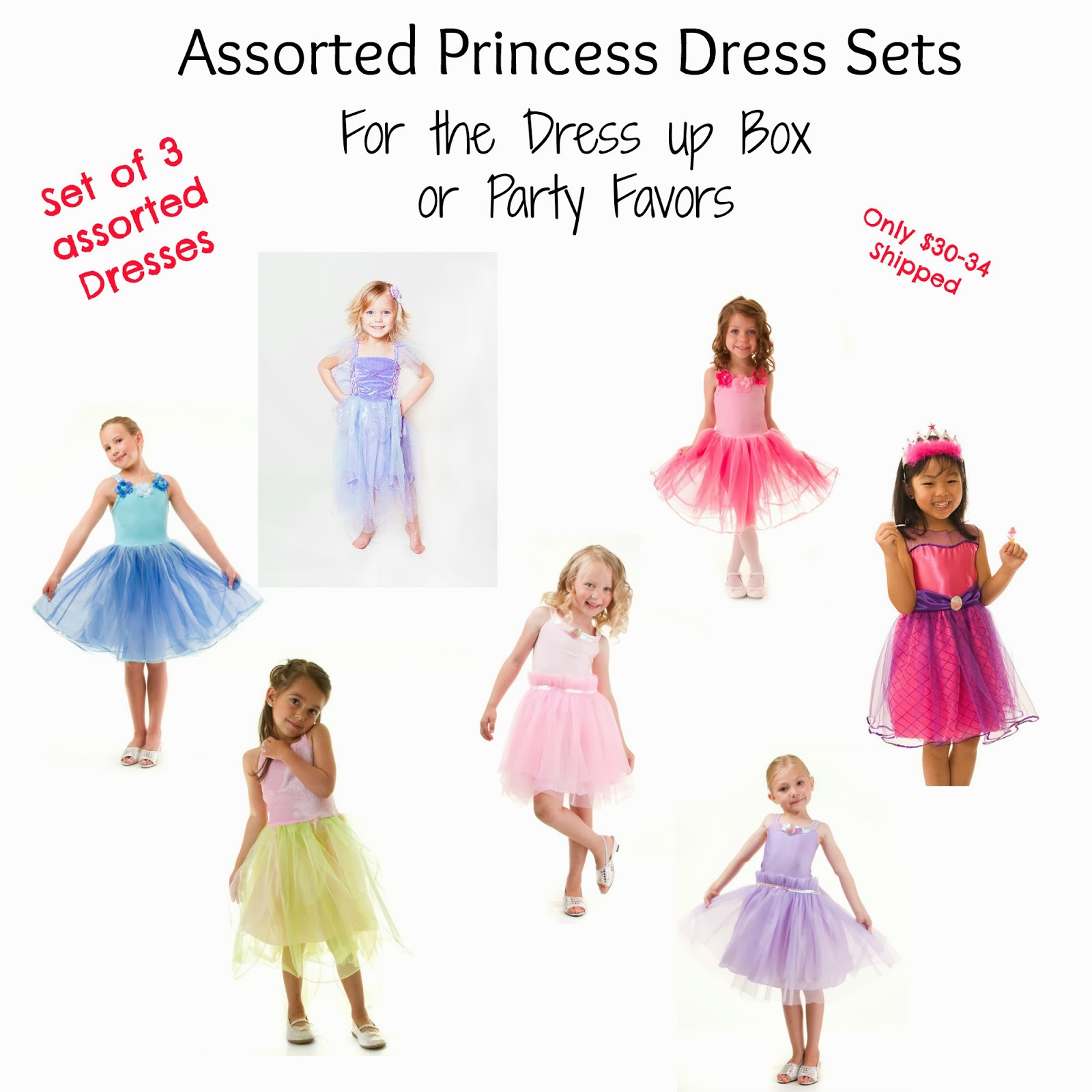 It's a Princess Thing: Princess Dress Sets for Princess Party Favors