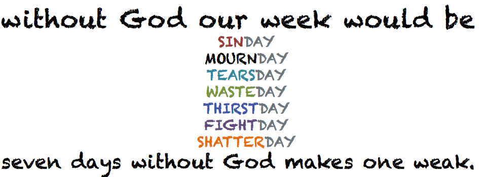 Kianna’s Korner: A Week With God