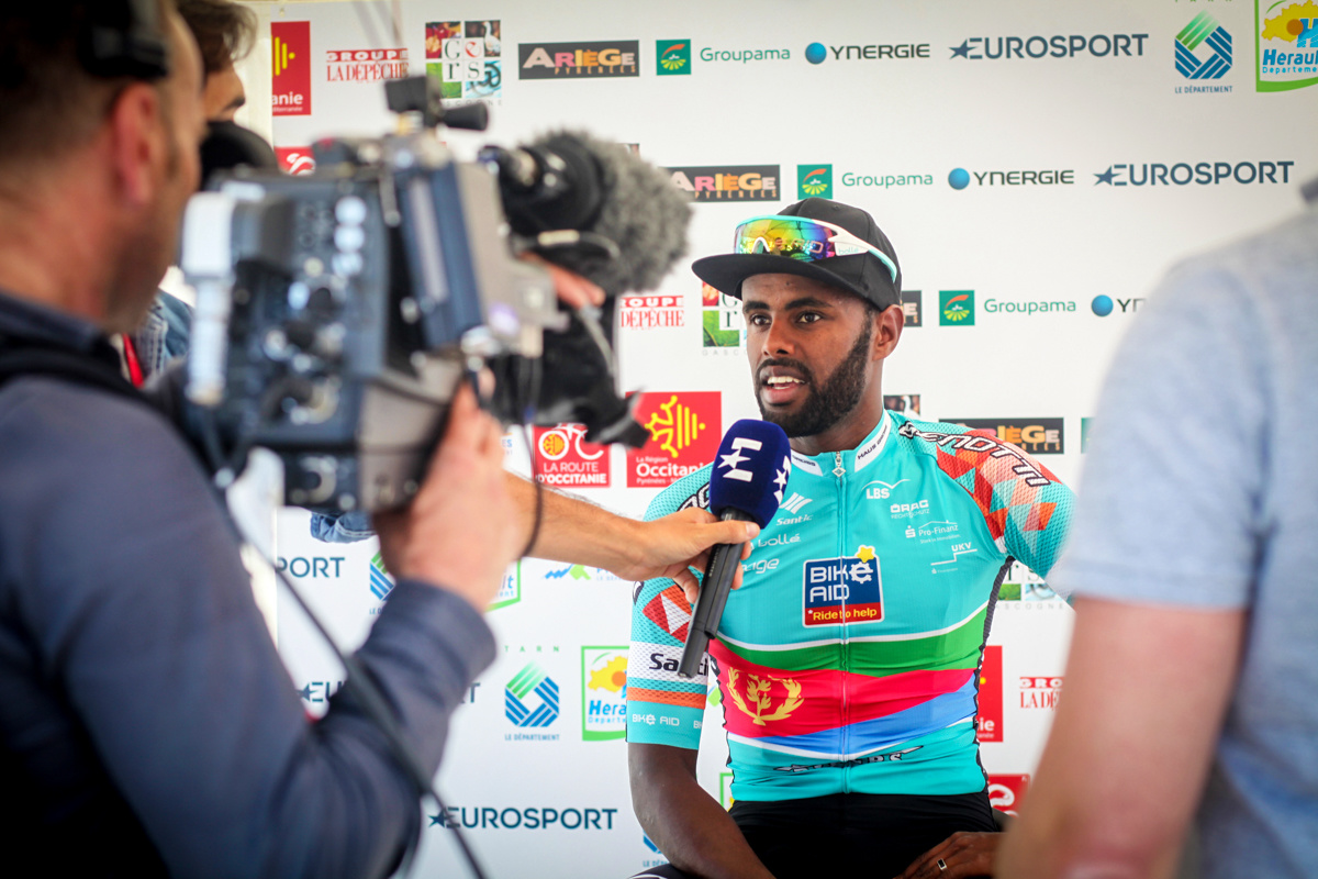 Meron Abraham wins mountain jersey and sprint jersey at Route d ...