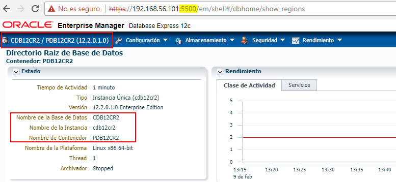 Bitácora Dba Oracle Blog Oracle Database 12 2 Acceso Con Em Express A Múltiples Pdbs