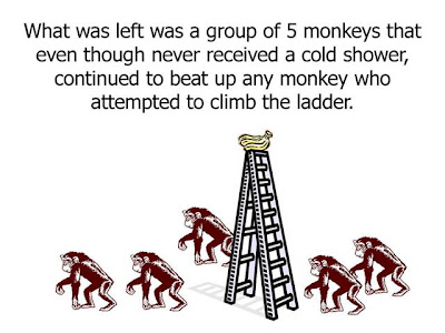 Interesting Facts: Five Monkeys Theory (Wet Monkey Theory)