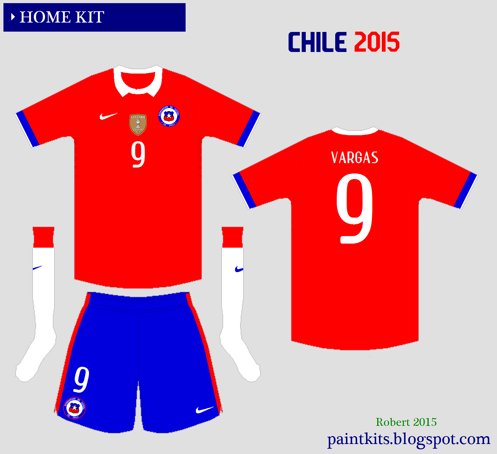 Paint Kits: Selección de Chile 2015/2016