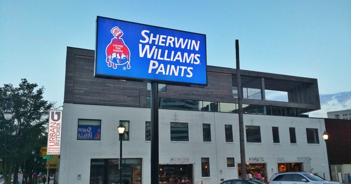 East MoCo: Sign installed at Sherwin-Williams in downtown Silver Spring ...