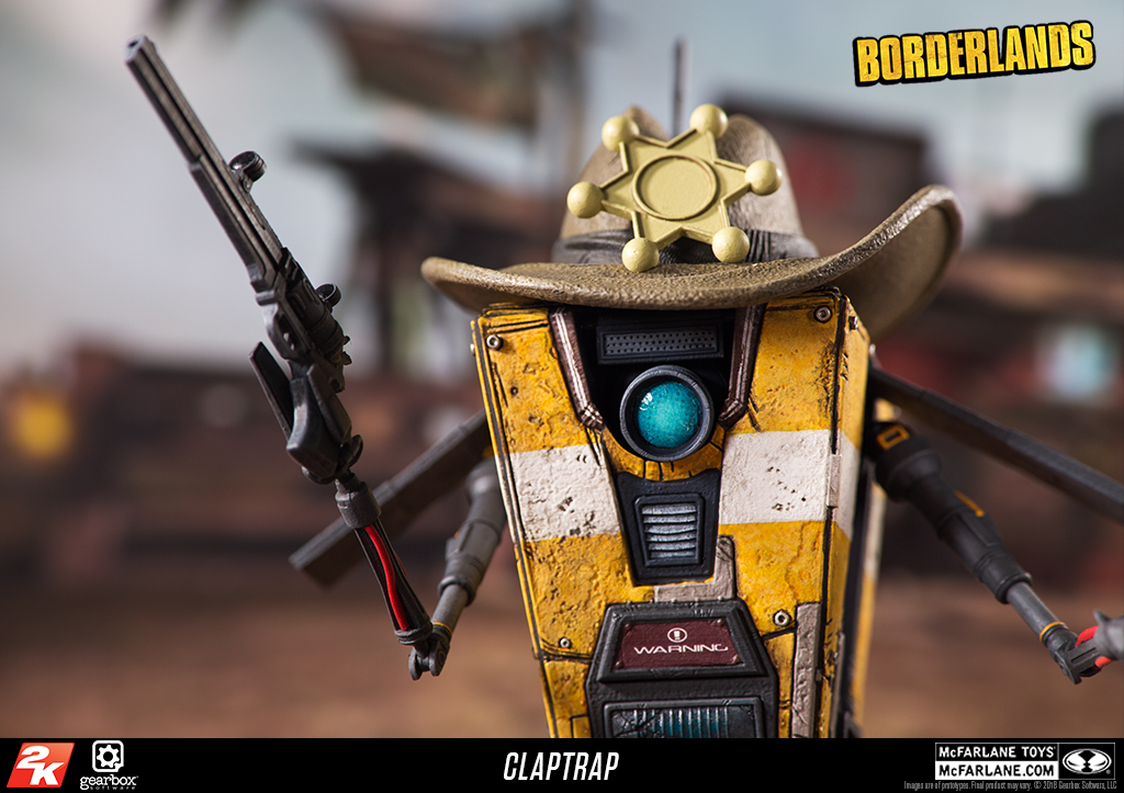 Toys n' News: McFarlane Toy - Color Tops "Borderlands 2" Claptrap