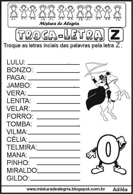 atividade-alfabetiza%C3%A7%C3%A3o-troca-letra-imprimir-colorir-z.JPG ...