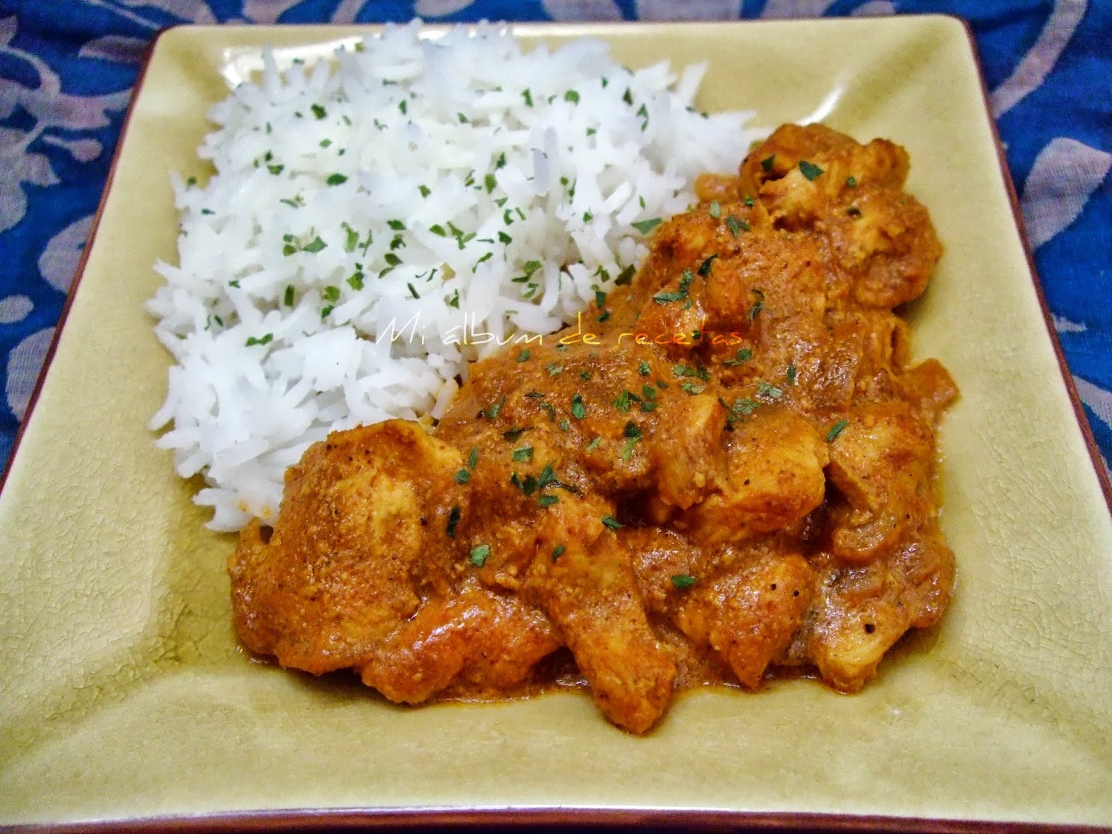 Mi Álbum de Recetas: Pollo tikka masala