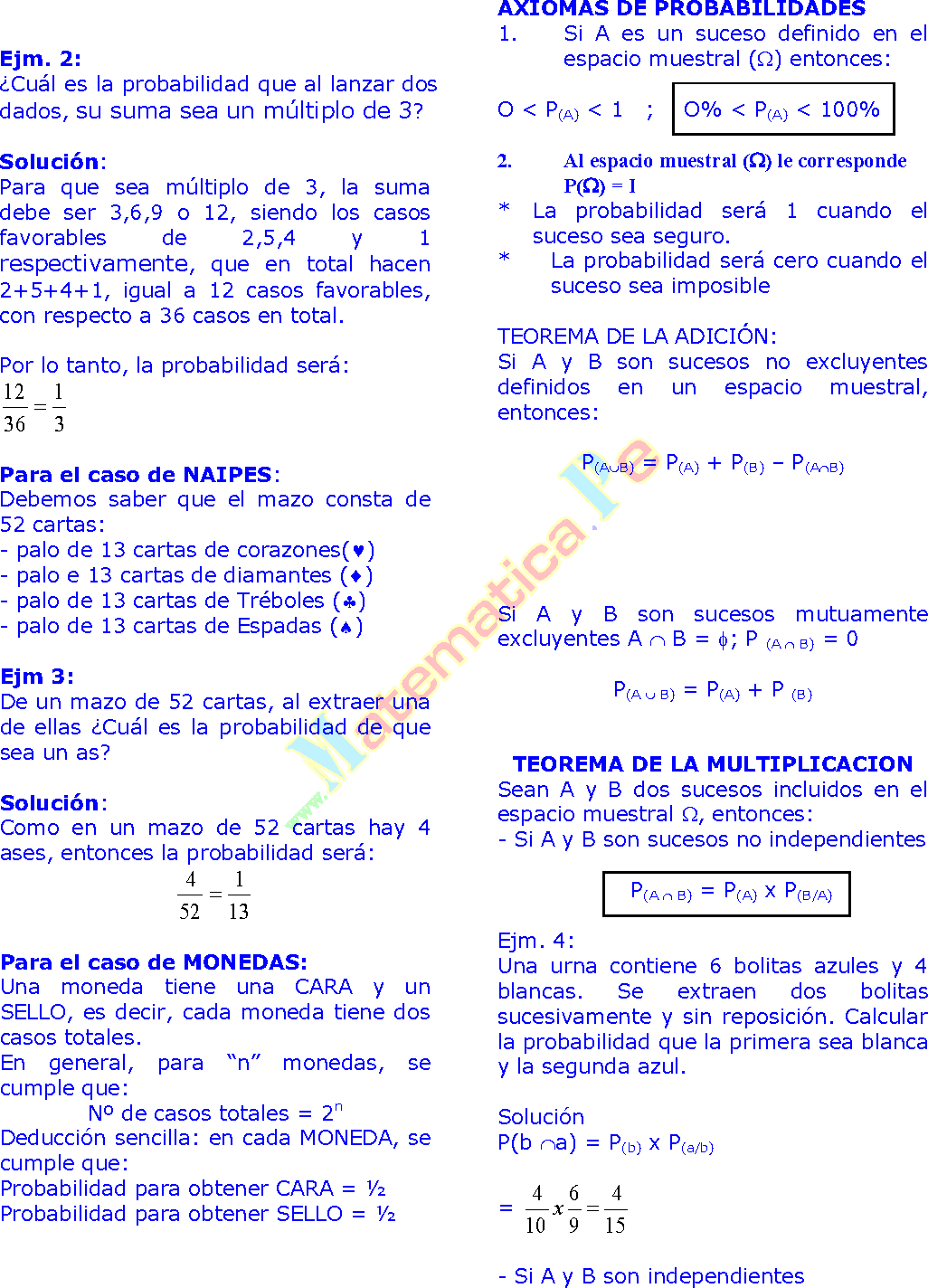 PROBABILIDADES EJERCICIOS RESUELTOS DE RAZONAMIENTO MATEMÁTICO ...