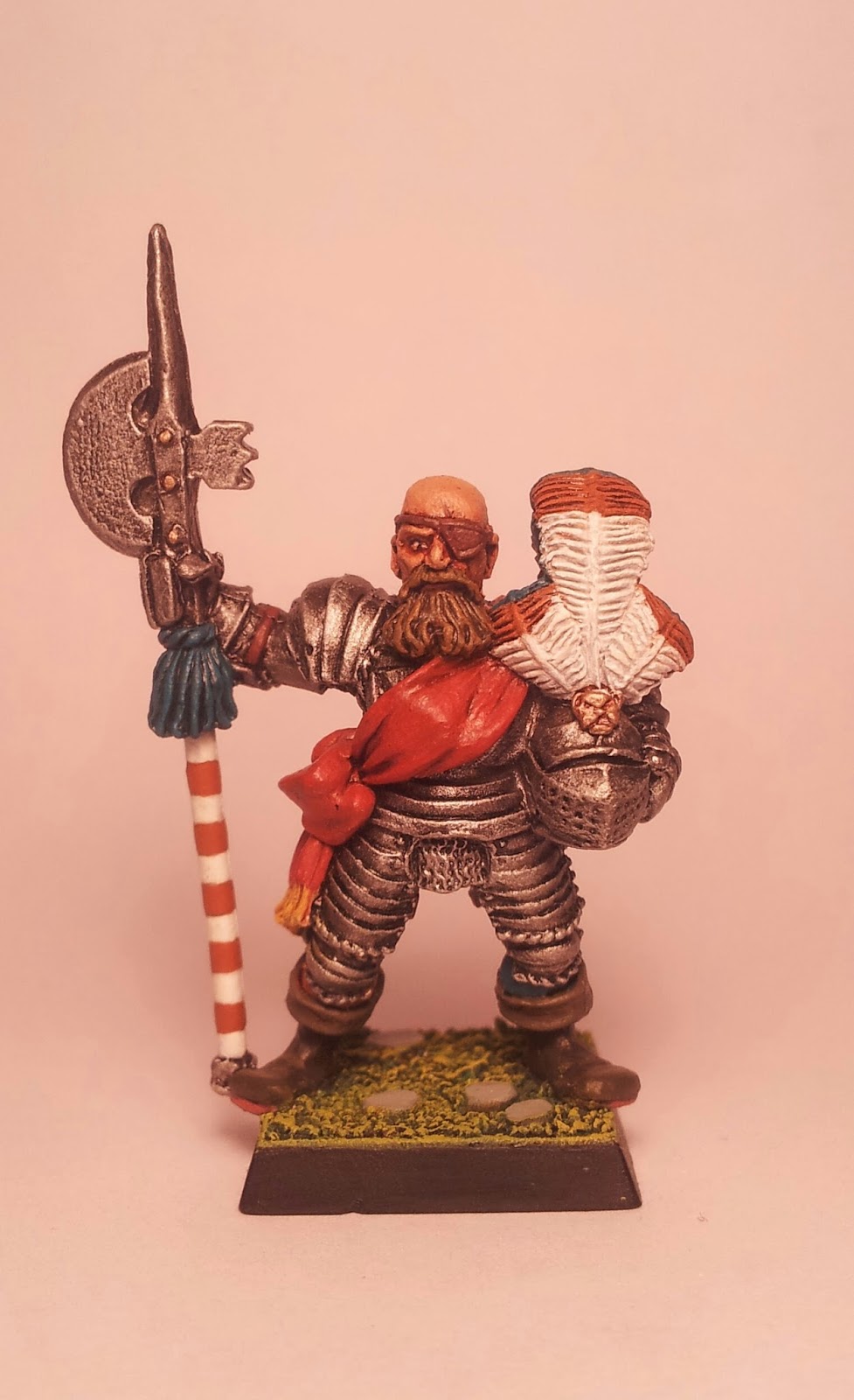 THE WORK OF SHAITAN: Empire Marienburg Halberdier Update - Hero & Drummer