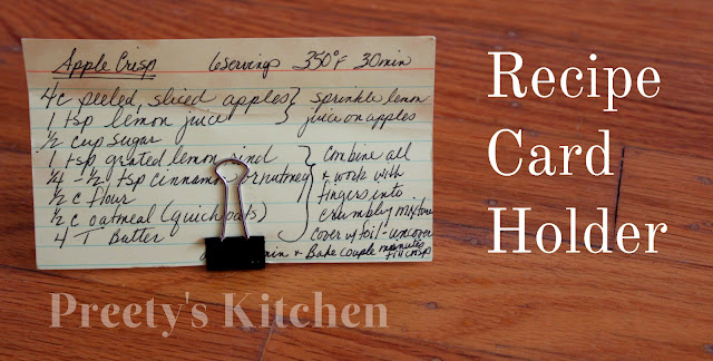 Preety's Kitchen: How To Use Binder Clips In The Kitchen