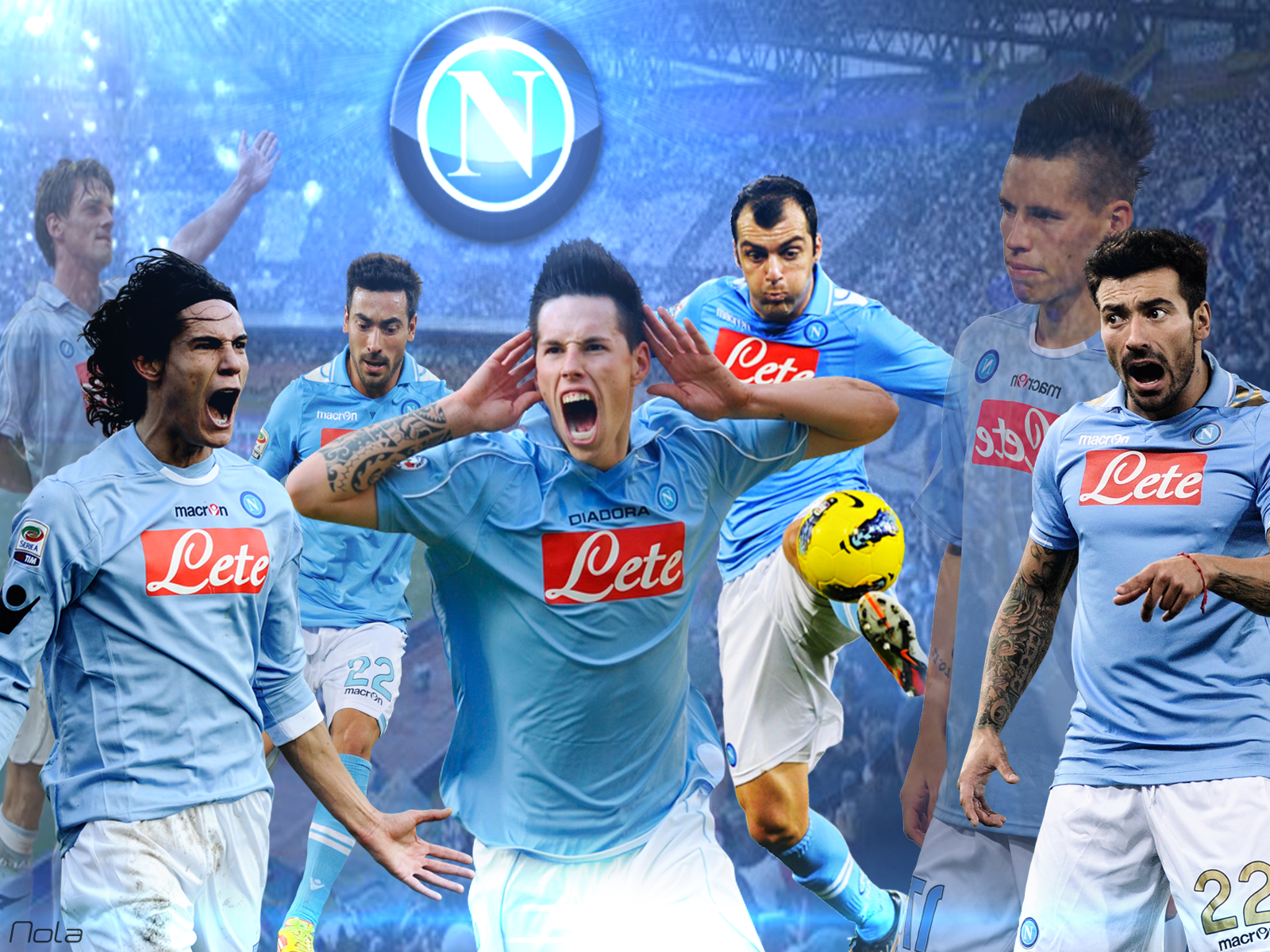 papel de parede do Napoli wallpaper ~ Wallpapers de Times