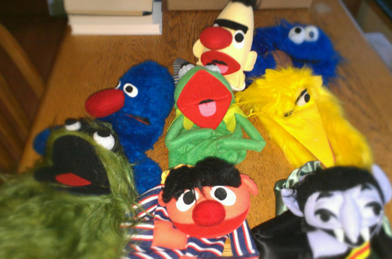Peter's Puppets: Vintage Puppets: Handmade Sesame Street Characters