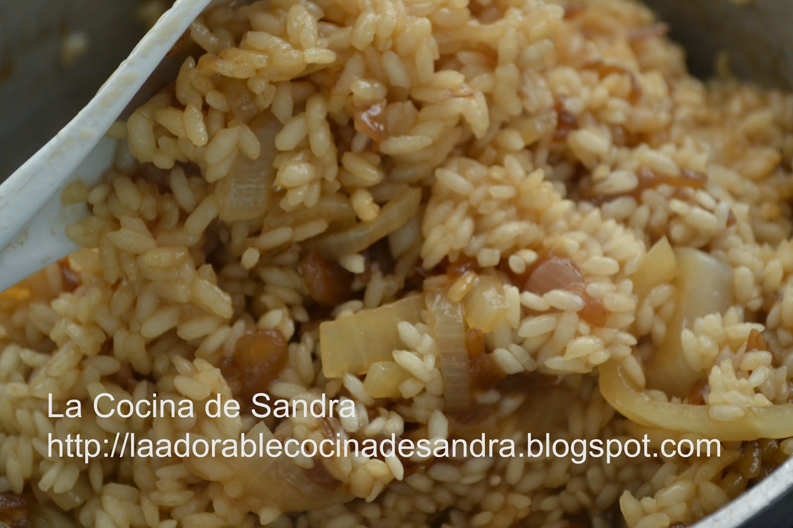La Cocina de Sandra: ARROZ CON CEBOLLA