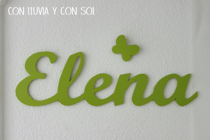 Con lluvia y con sol: NOMBRES DE MADERA PARA PARED: MARÍA Y ELENA