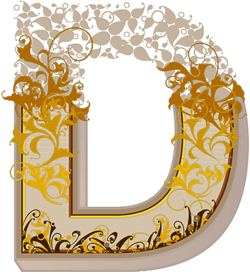 ® Imágenes y Gifs Animados ®: IMÁGENES DE LETRAS DORADAS PARA IMPRIMIR