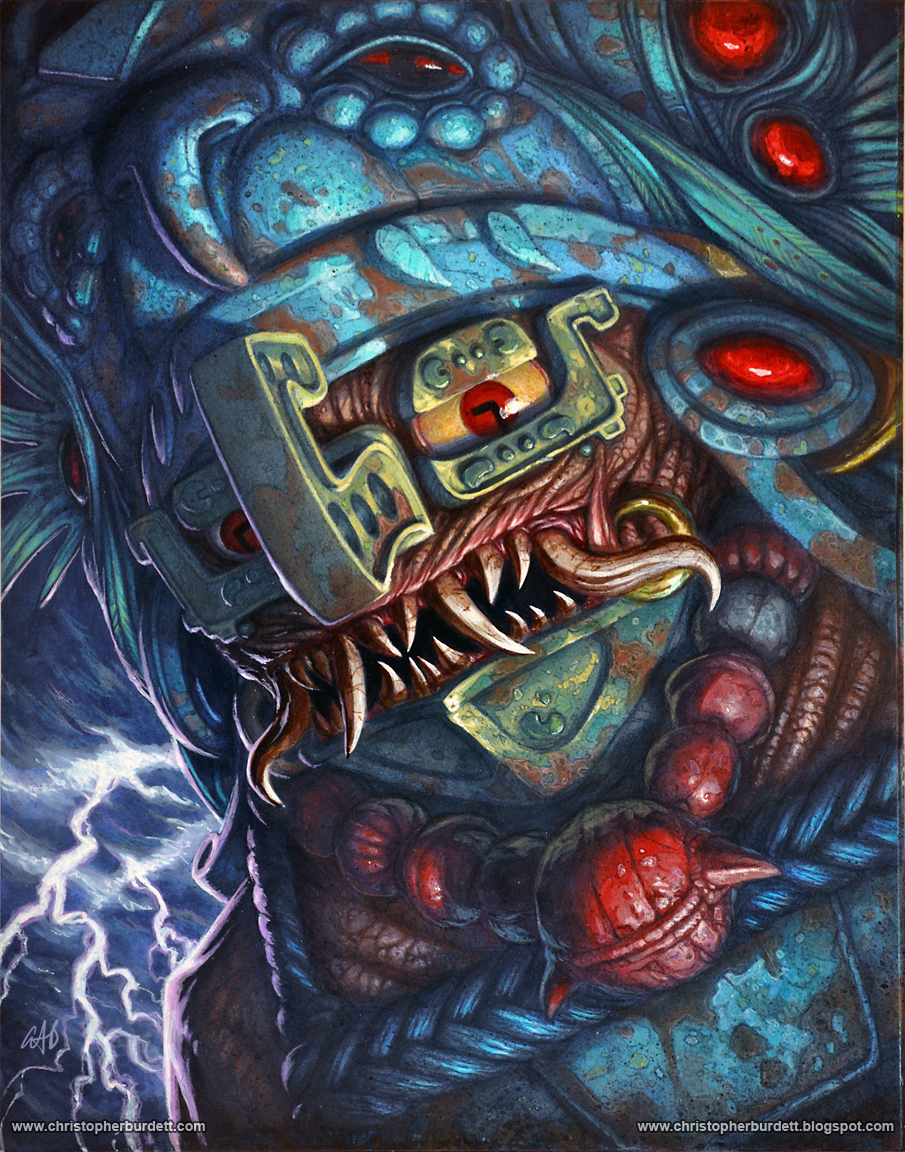 The DOODLES, DESIGNS, and aRT of CHRISTOPHER BURDETT: Chaac - Gods and ...