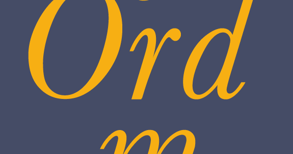 Upp flyga orden...: Ordet term.