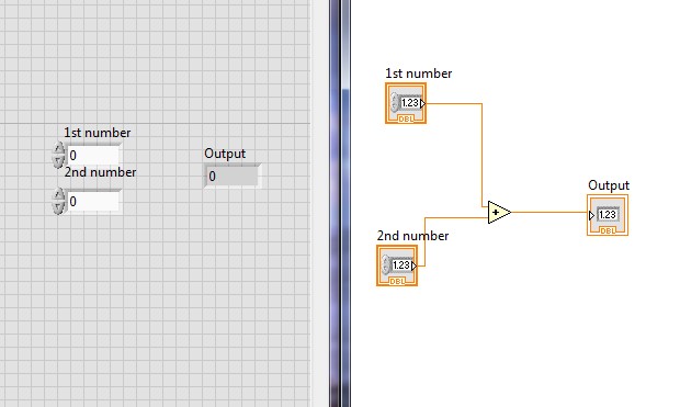 1. Addition of 2 number using Labview ~ Projects on Robotics 1. Addition of 2 number using Labview ~ Projects on Robotics